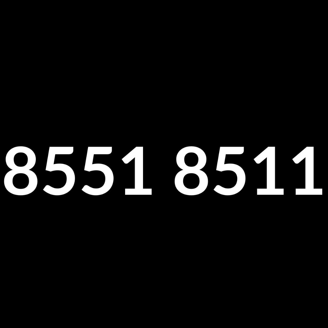 8551 8511 golden number postpaid number prepaid number lucky number ...