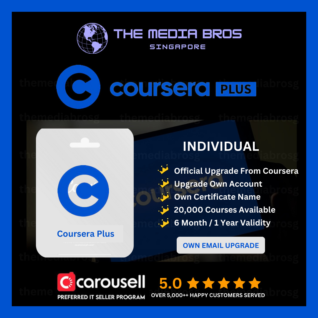 🔥 Coursera Plus , Upgrade Own Existing Account Gift Card 🔥, Computers & Tech, Parts ...