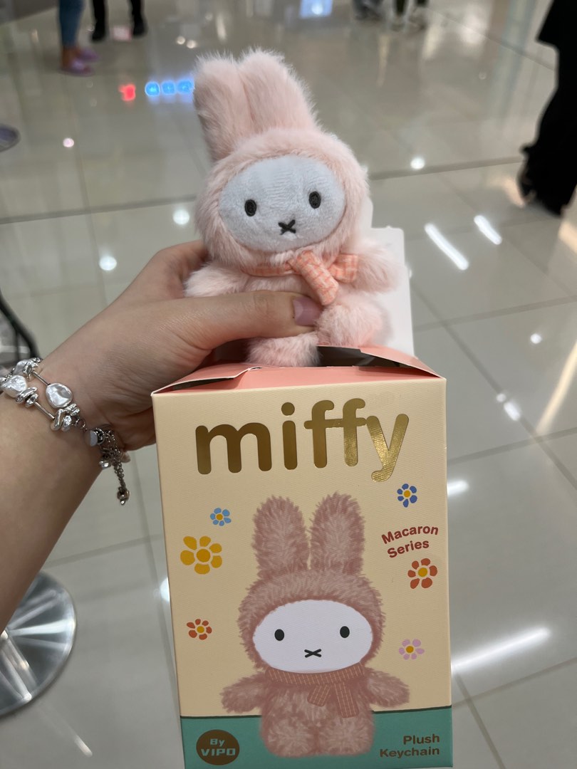 想要灰藍！換或賣 Miffy Macaron Series Blindbox 馬卡 龍系列盲盒, 興趣及遊戲, 玩具 & 遊戲類 - Carousell