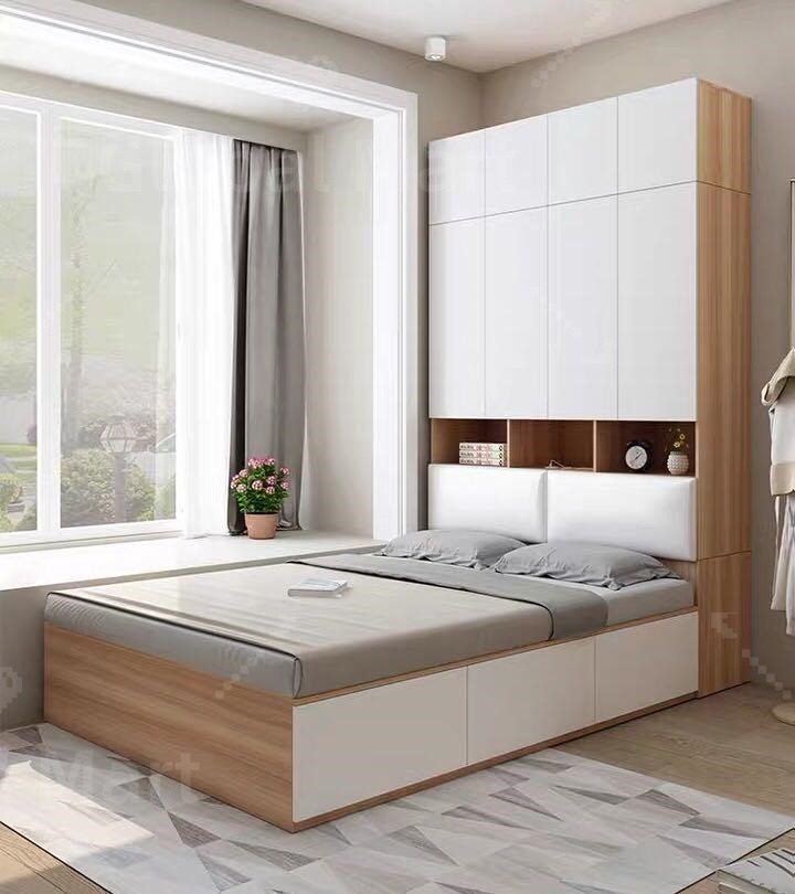 A&0838 Tatami Closet Combo Bed Griddle Bed Multi-functional Combo Bed ...