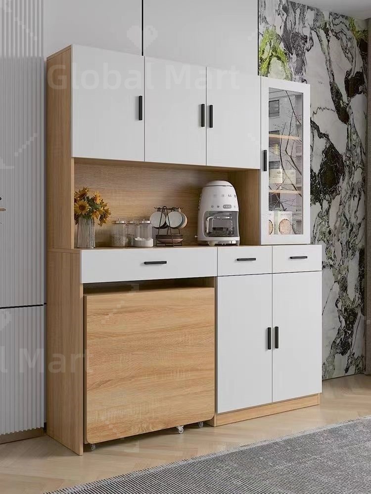 A&1438 Customizable Size Dining Table Sideboard Combination Cabinet All ...