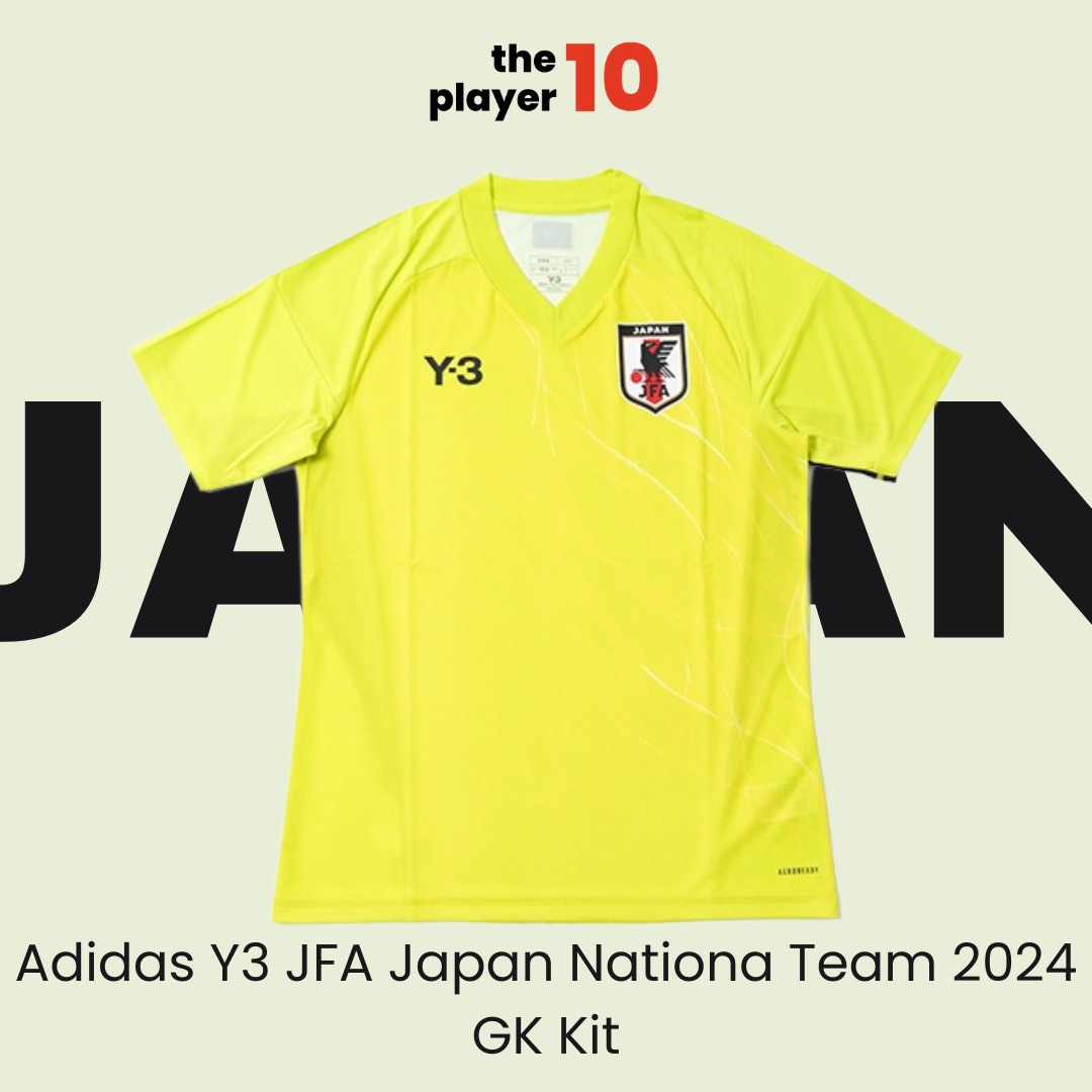 Adidas JFA x Y3 Japan National Team GK 2024/25 SL/LS Fans & Player Issue Kit, Men's Fashion ...