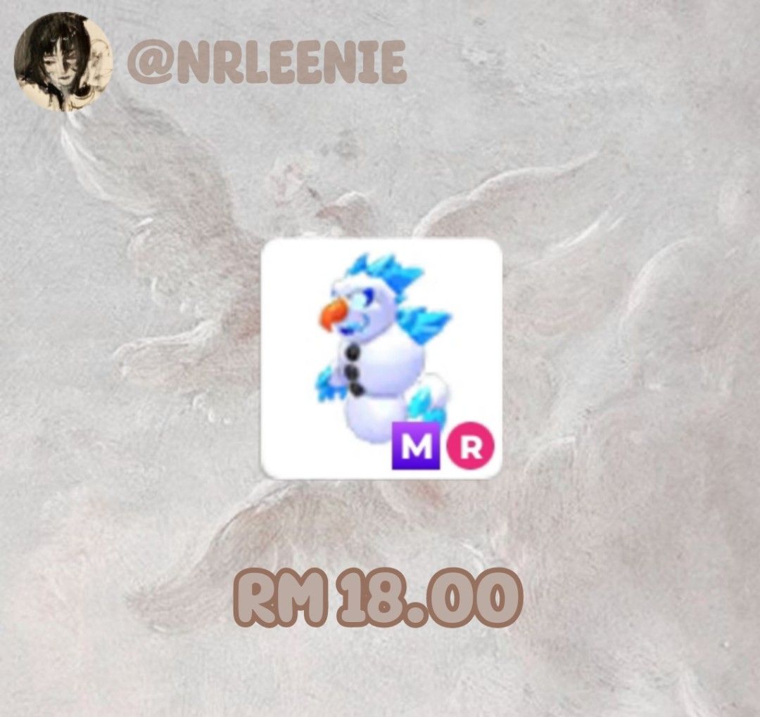 Adopt me mega ride frost claw, Video Gaming, Video Games, Others on ...