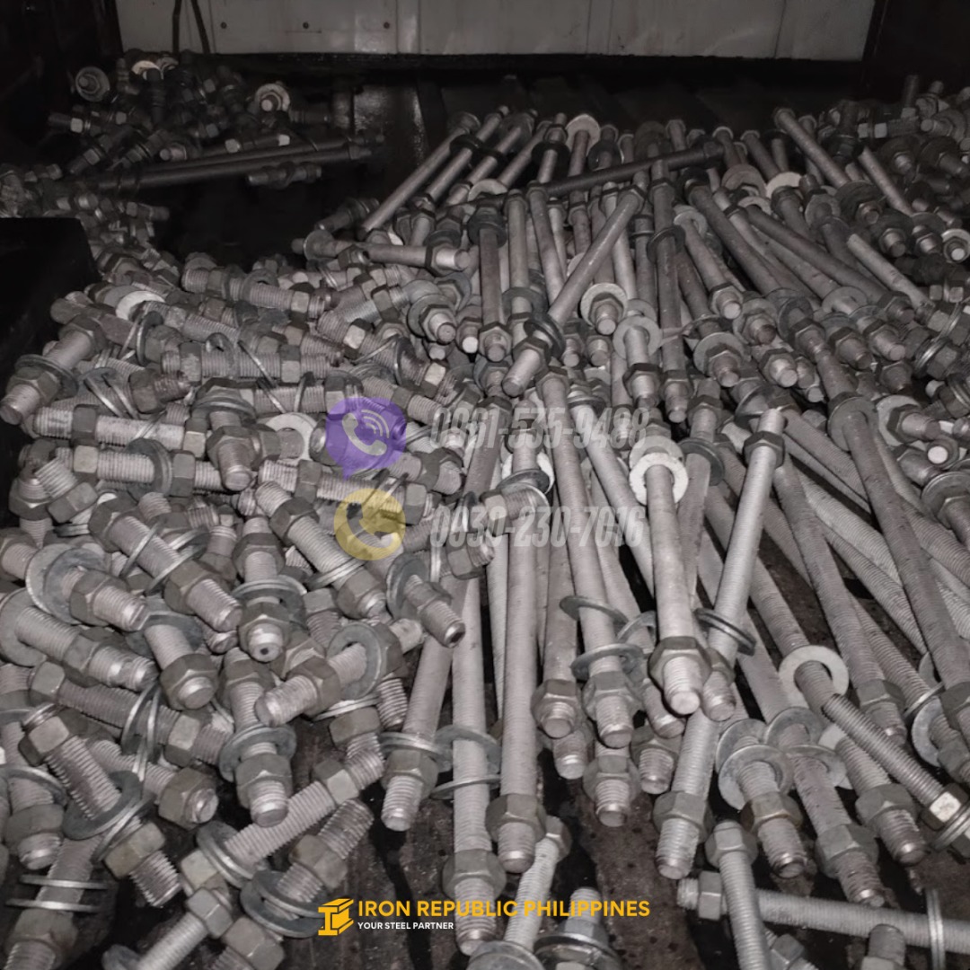 Anchor Bolt and Base Plate / 18"x46"x3/4"thk Base Plates / MS Plate ...