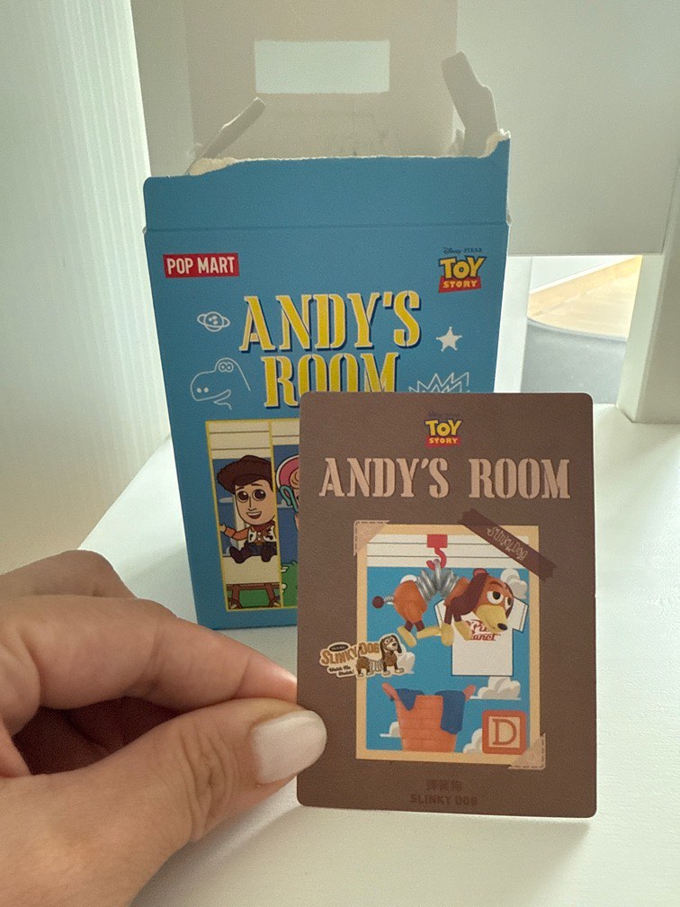 Andy’s room Popmart slinky dog, Hobbies & Toys, Toys & Games on Carousell