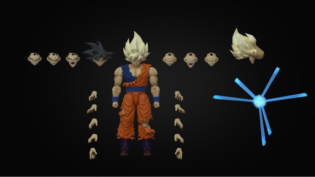 Anime Mythos SHF Dragonball Goku 3.0 Action Figure, Hobbies & Toys ...