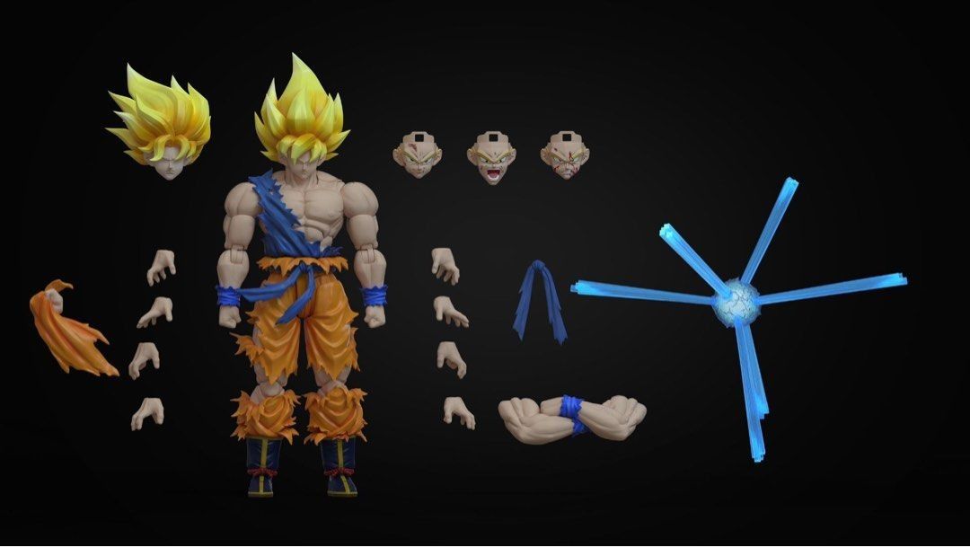 Anime Mythos SHF Dragonball Goku 3.0 Action Figure, Hobbies & Toys ...