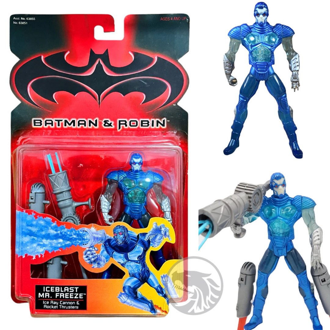 1997 Batman & Robin Series | Ice Blast Mr Freeze Action Figure MOC ...