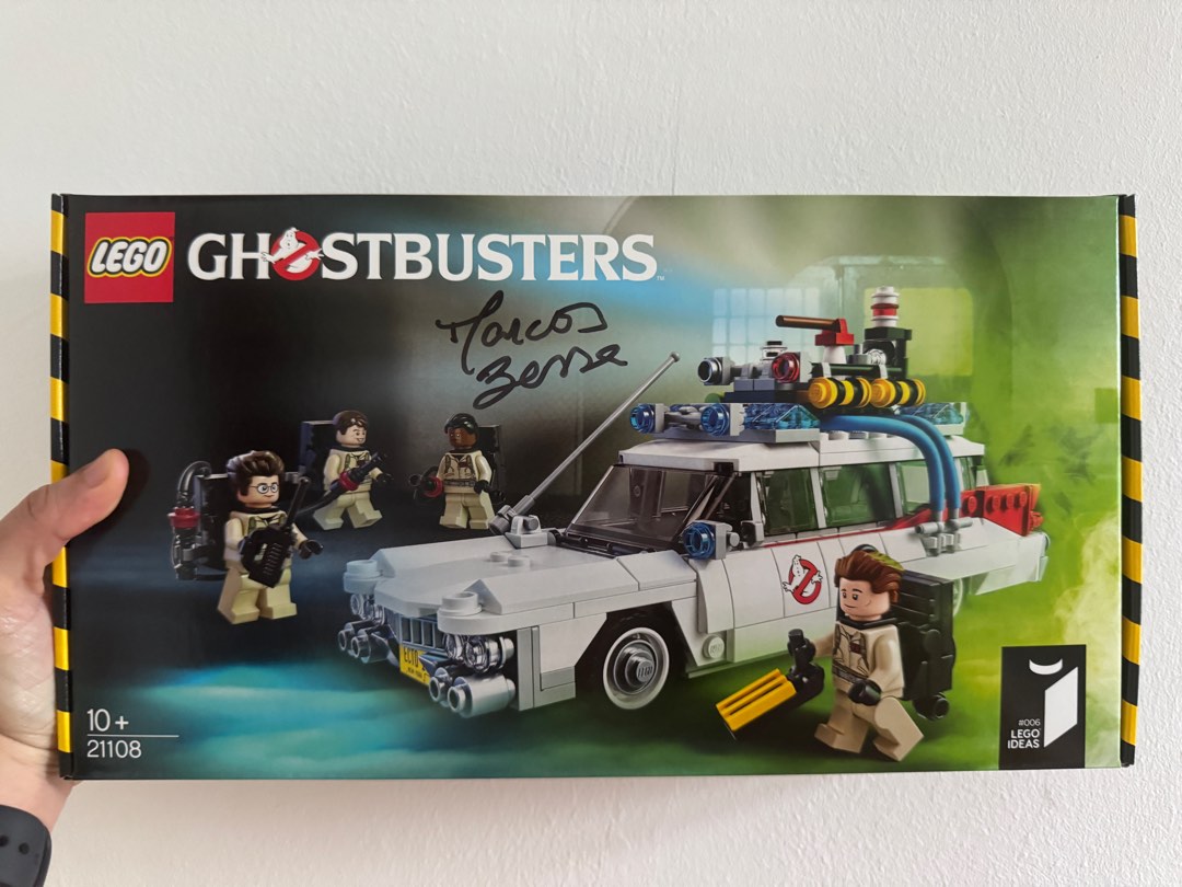 BNiB Lego Ideas 21108 Ghostbusters Ecto-1 Signed by Designer Marcos ...