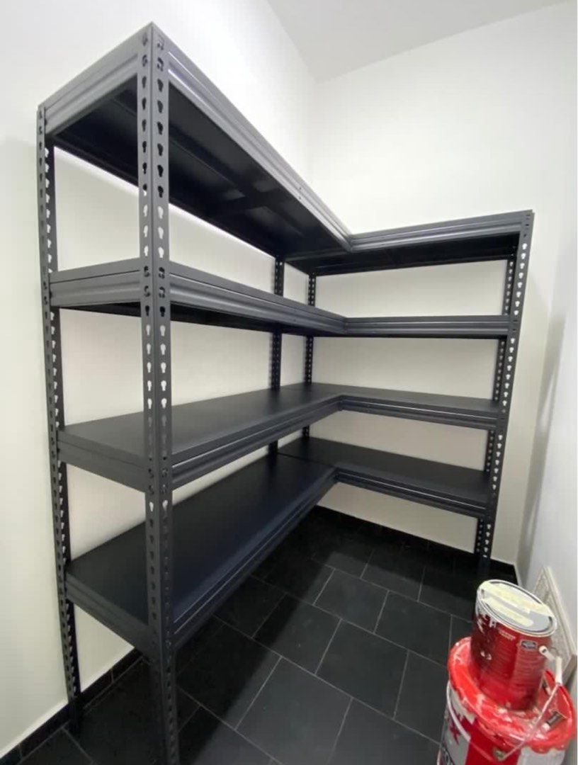 Boltless rack, Household storage rack, BTO rack, HDB, L shape rack, U ...