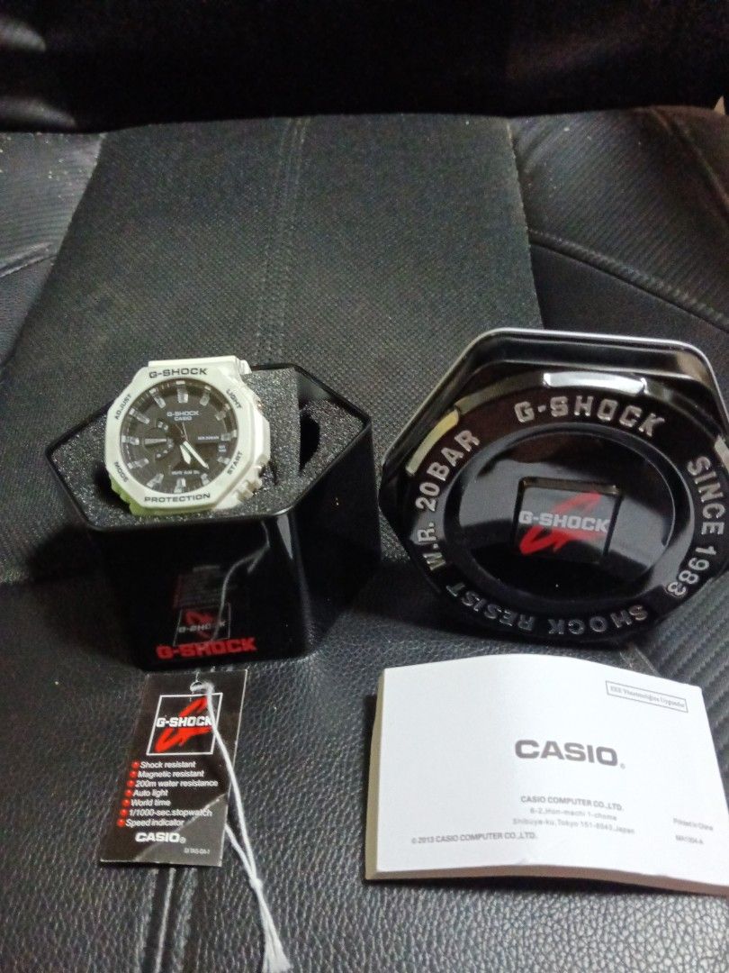 Casio G-Shock Unisex watch GA 2100 dual time display Electronic ...