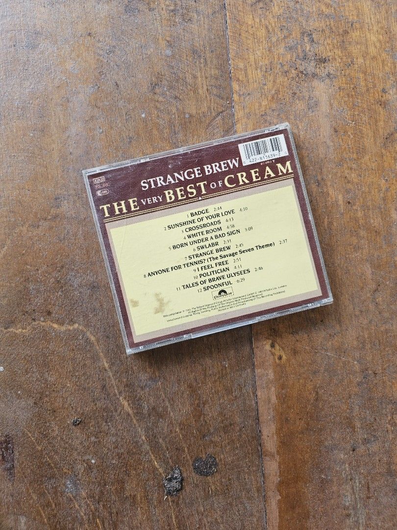 CD The Best of Cream, Hobbies & Toys, Music & Media, CDs & DVDs on ...