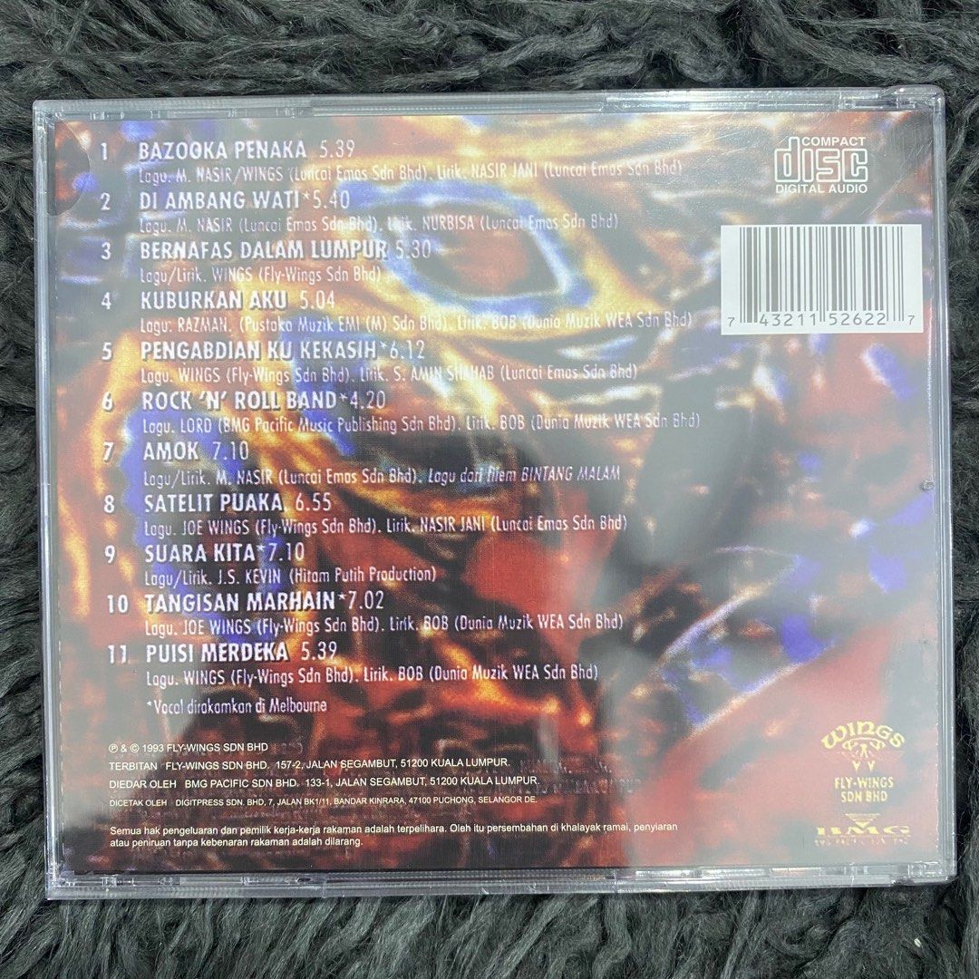 CD WINGS Bazooka Penaka, Hobbies & Toys, Music & Media, CDs & DVDs on ...