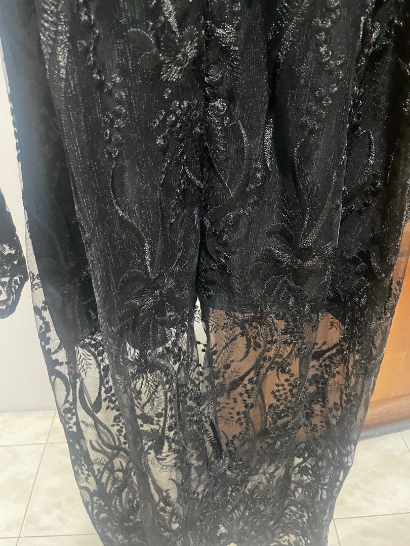 Ceo Chomel - Reena Kebarung Songket (Black), Women's Fashion, Muslimah ...