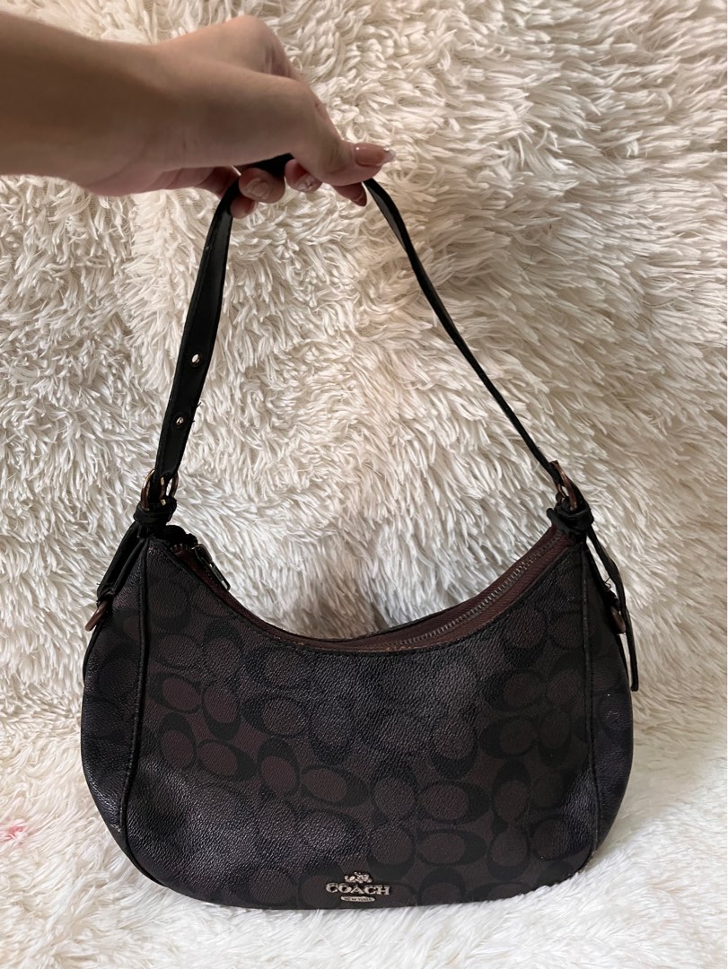 Coach Kleo Brown Hobo Bag | coquette mori kei y2k vintage grunge rare ...