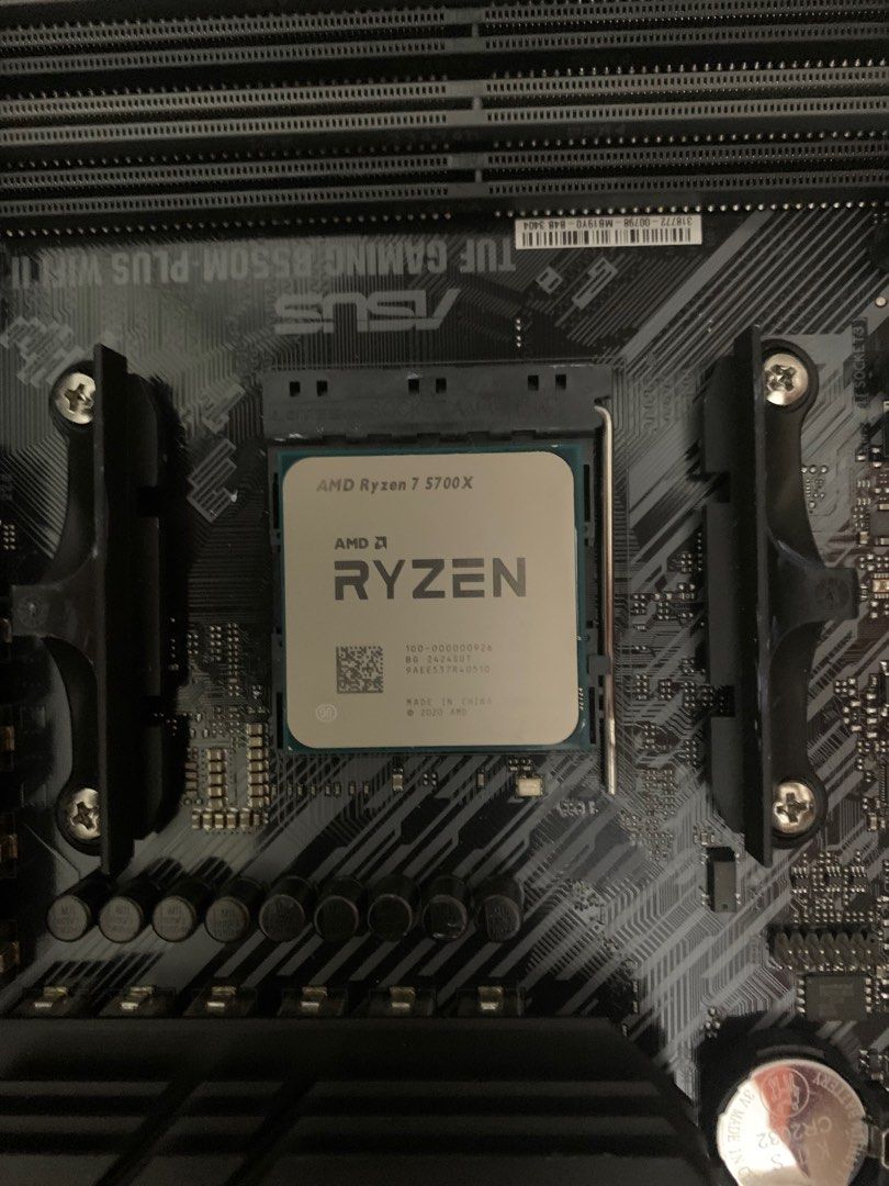 CPU MOBO COMBO Asus TUF B550M gaming plus wifi + 5700X, Computers ...