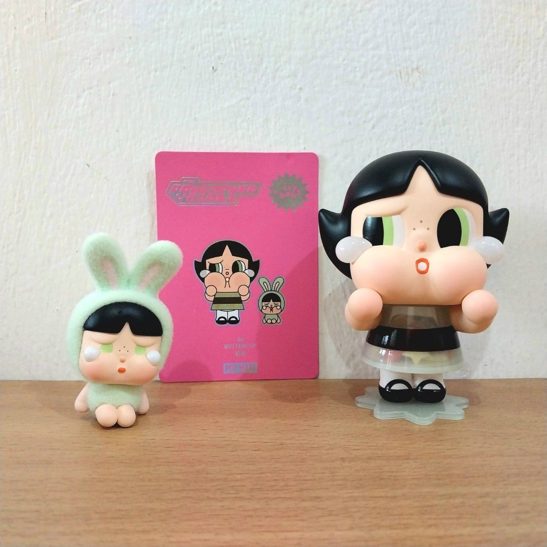 Crybaby Powerpuff Girl Limited Action Figure Buttercup Popmart Selected ...