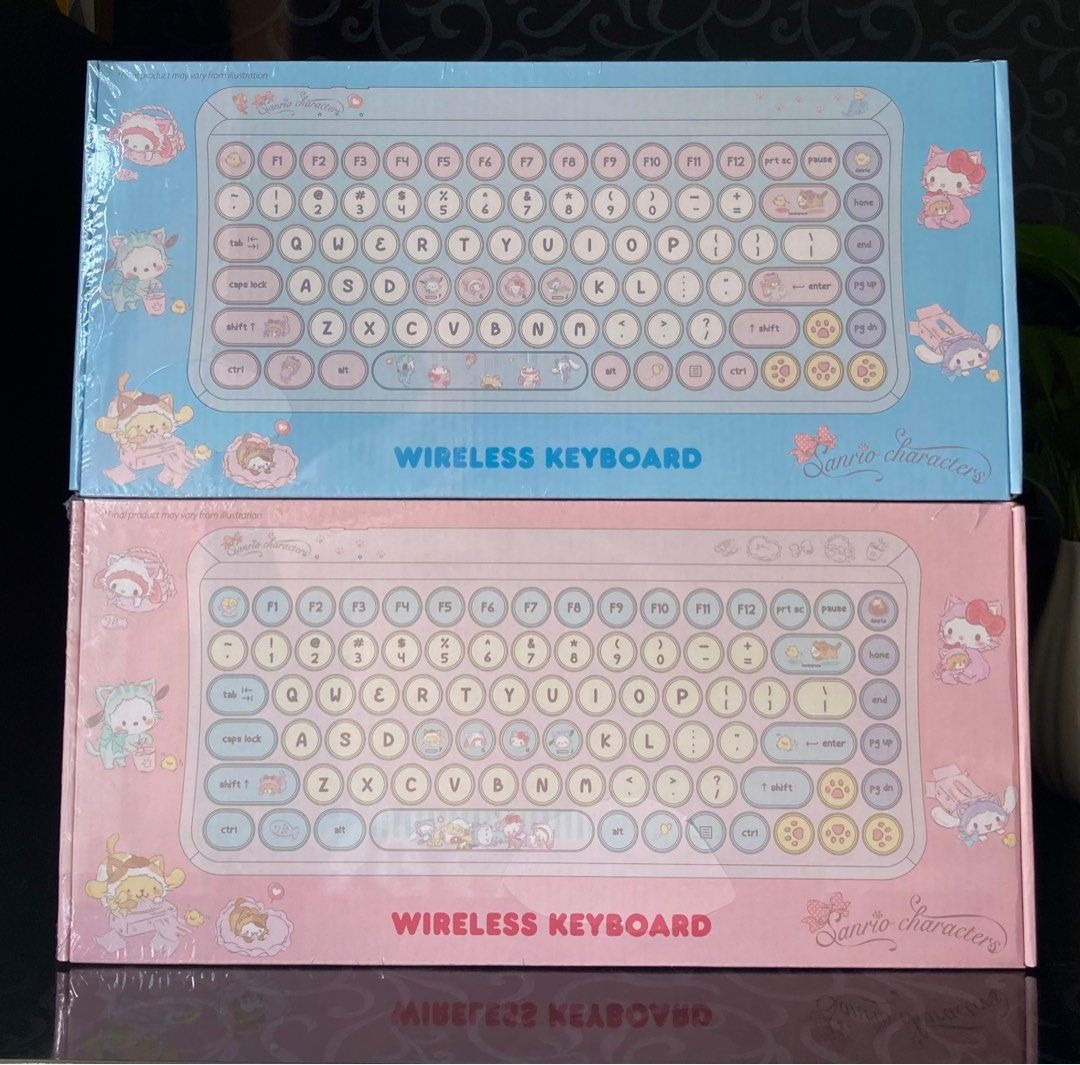 Cute Sanrio Wireless Keyboard, Computers & Tech, Parts & Accessories ...