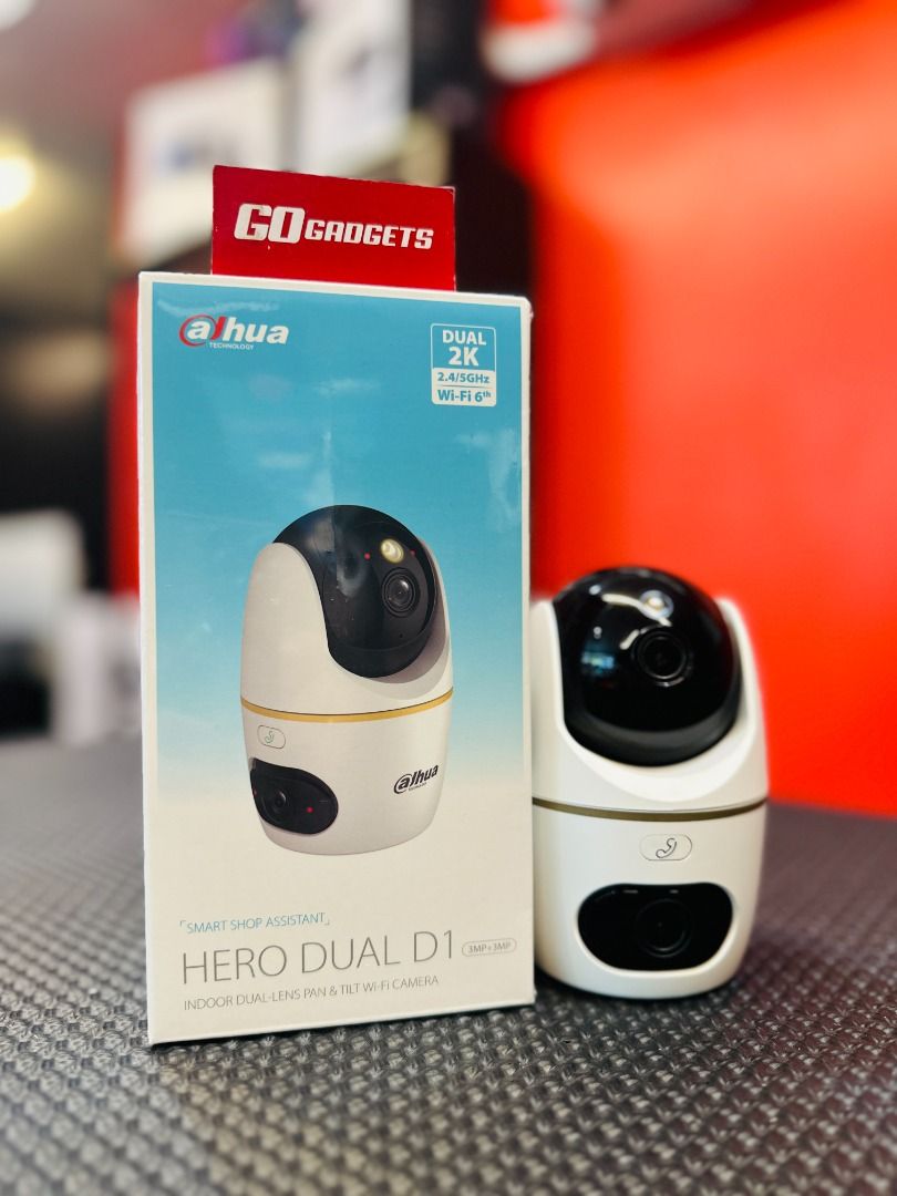 Dahua Hero Dual D1 3MP+3MP Indoor Dual-Lens Pan Tilt WiFi CCTV Camera ...