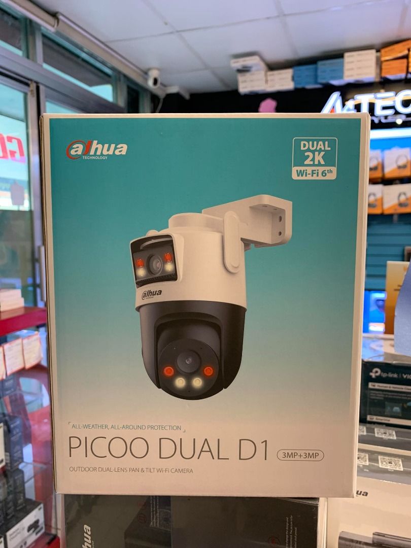 Dahua Picoo Dual D1 3MP+3MP Outdoor Dual Lens Pan Tilt WiFi CCTV Camera ...