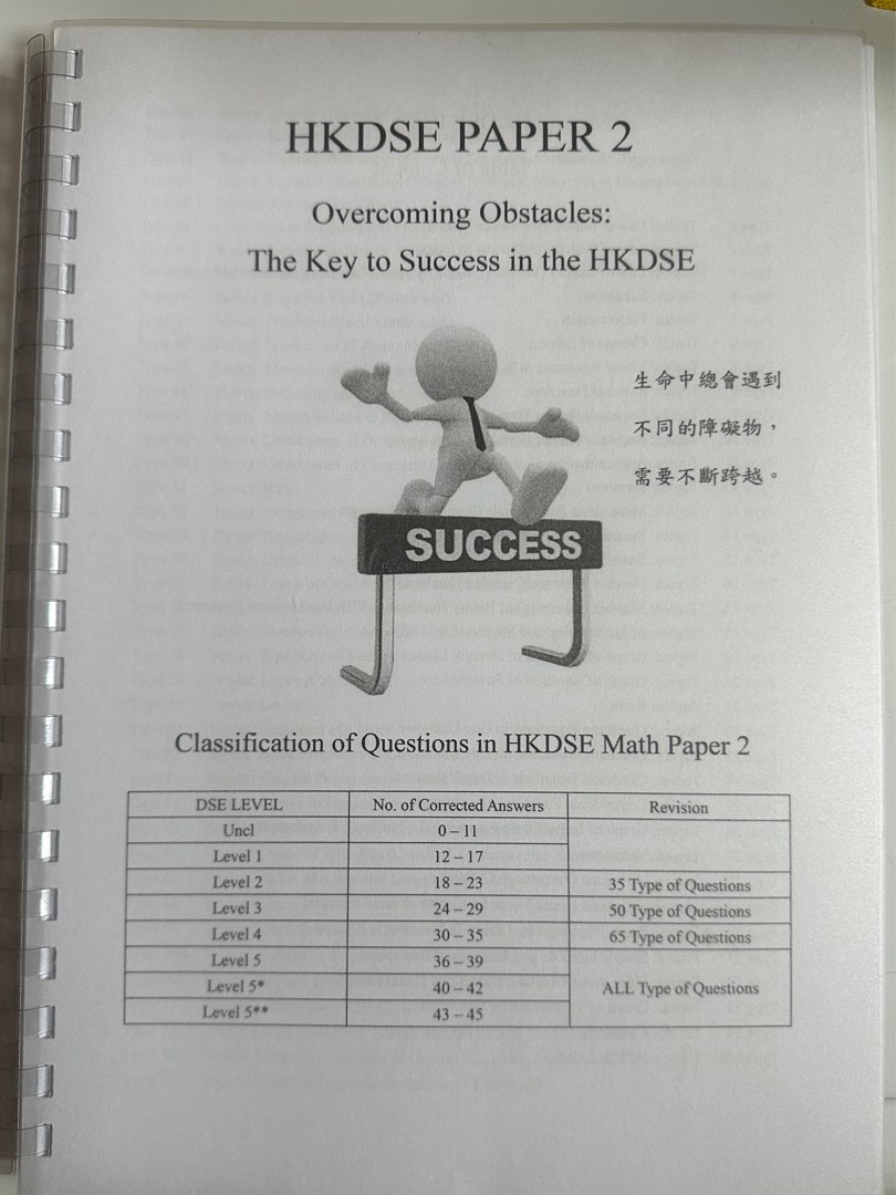 DSE Sample Paper - 2024 By Topic MC 題 練習簿(with answer), 其他, 其他 - Carousell