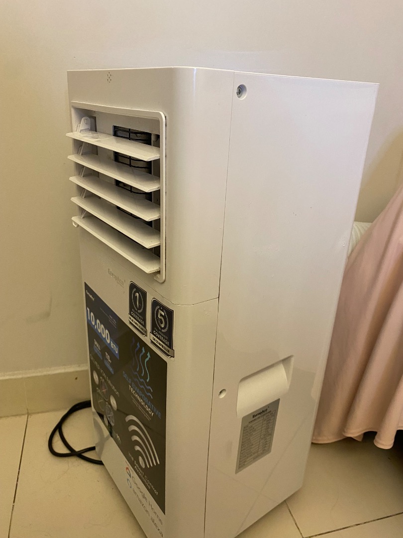 EuropAce 10K BTU Portable Aircon, TV & Home Appliances, Portable Air ...