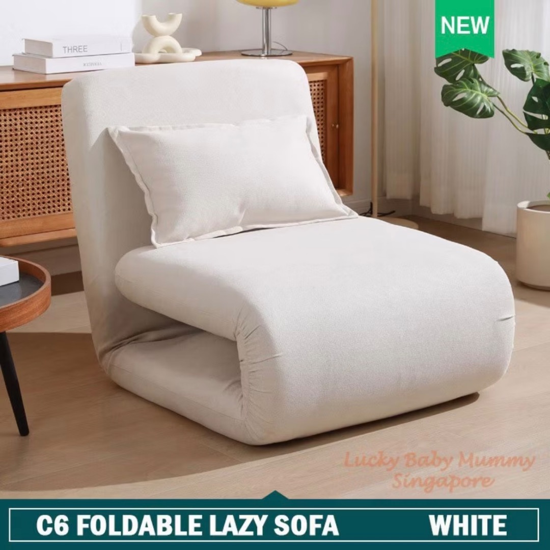 Foldable Lazy Sofa Chair | Adjustable Floor Recliner Sofa | Modern ...