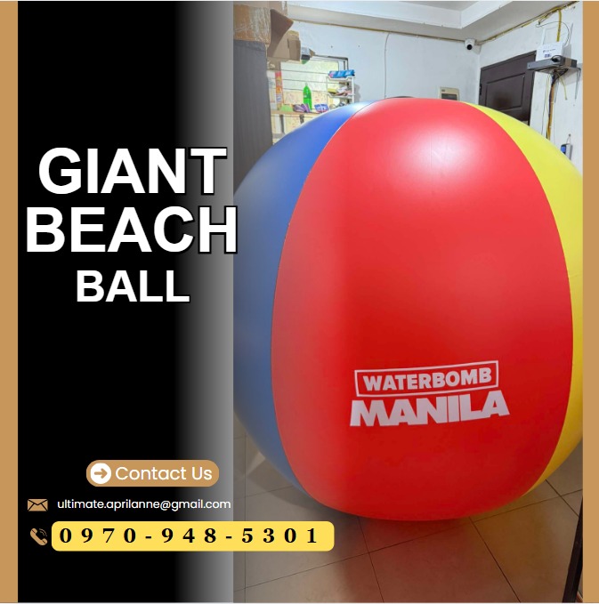FOR SALE Giant Inflatable Beach Ball 5FT Rainbow Color Ball Huge Beach ...
