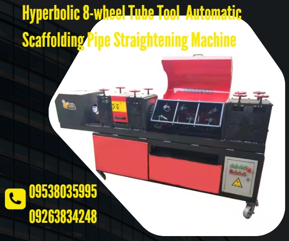 Hyperbolic 8-wheel Tube Tool Automatic Scaffolding Pipe Straightening ...