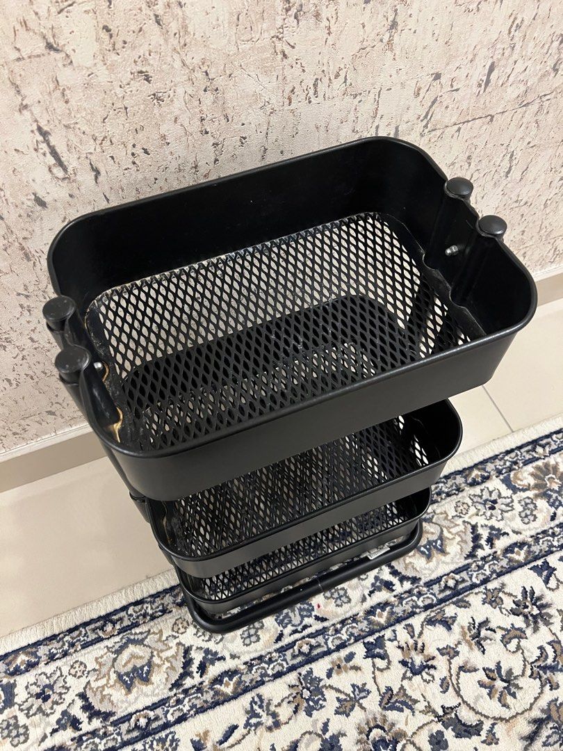 Ikea 3 tier rack, Furniture & Home Living, Furniture, Shelves, Cabinets ...