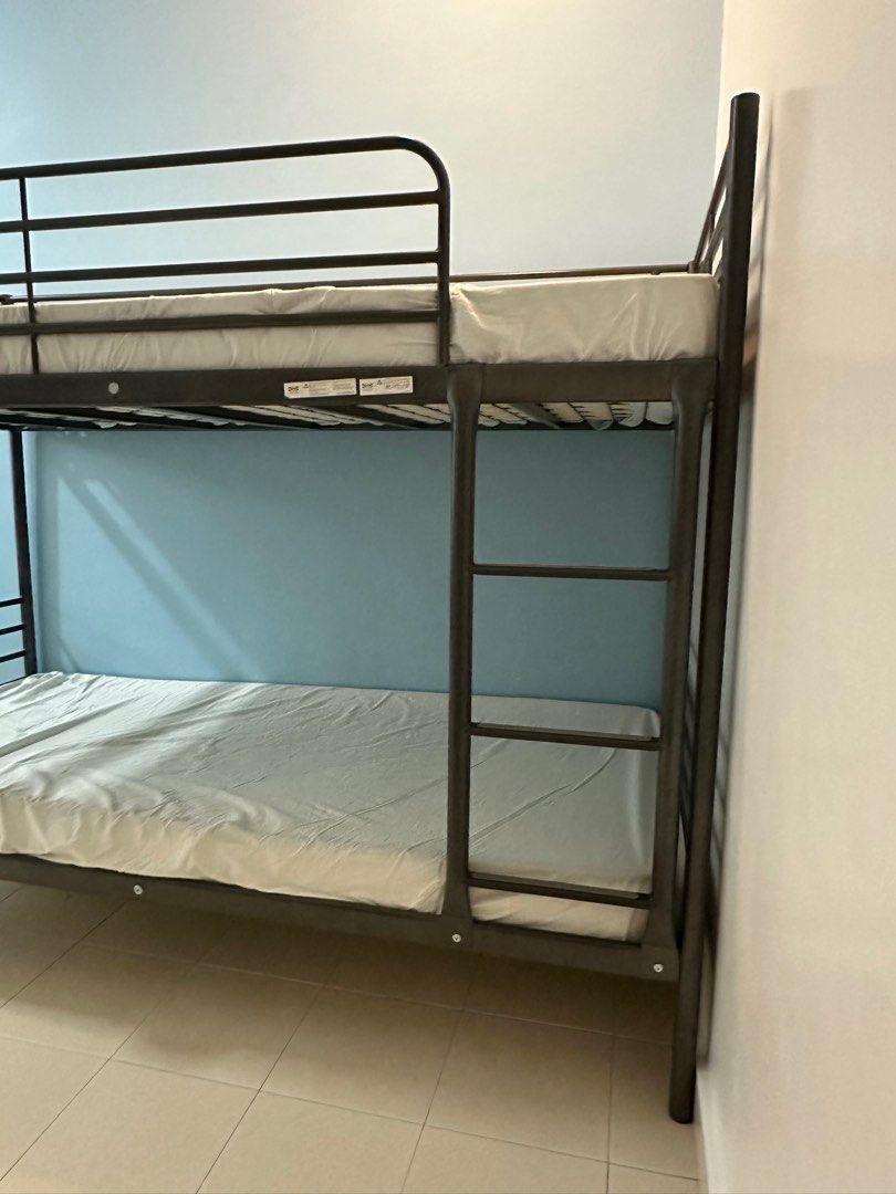 IKEA bunk bed frame, Furniture & Home Living, Furniture, Bed Frames & Mattresses on Carousell