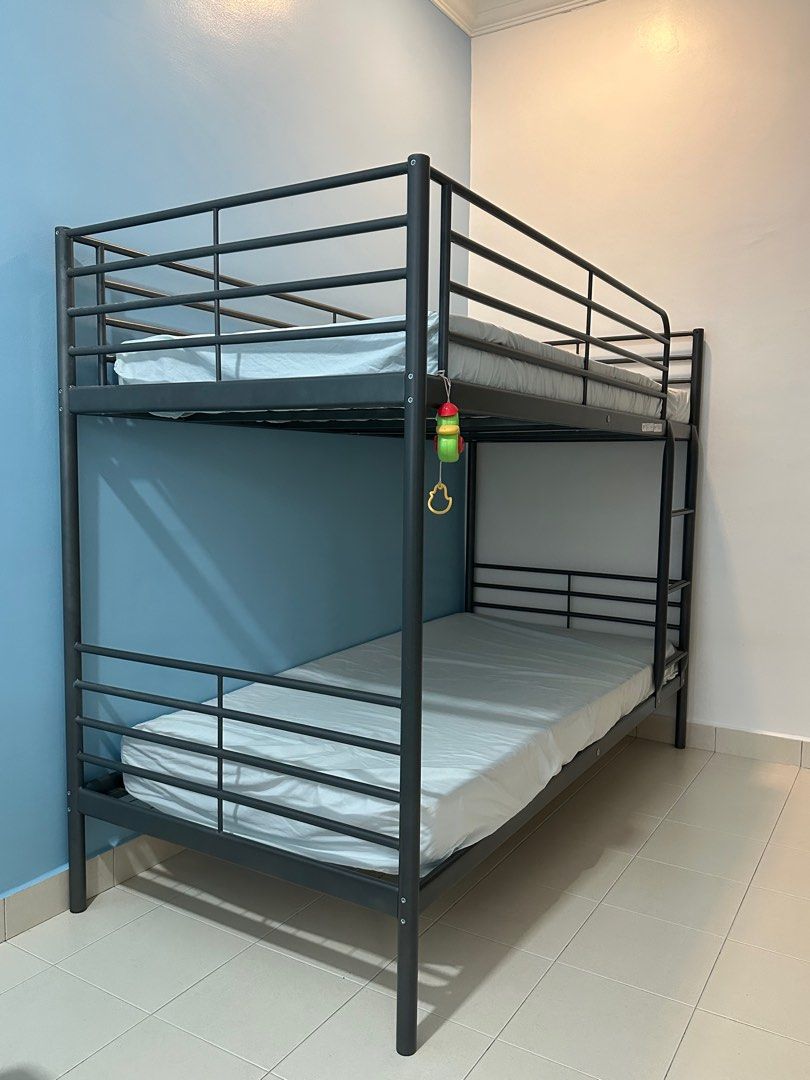 IKEA bunk bed frame, Furniture & Home Living, Furniture, Bed Frames & Mattresses on Carousell