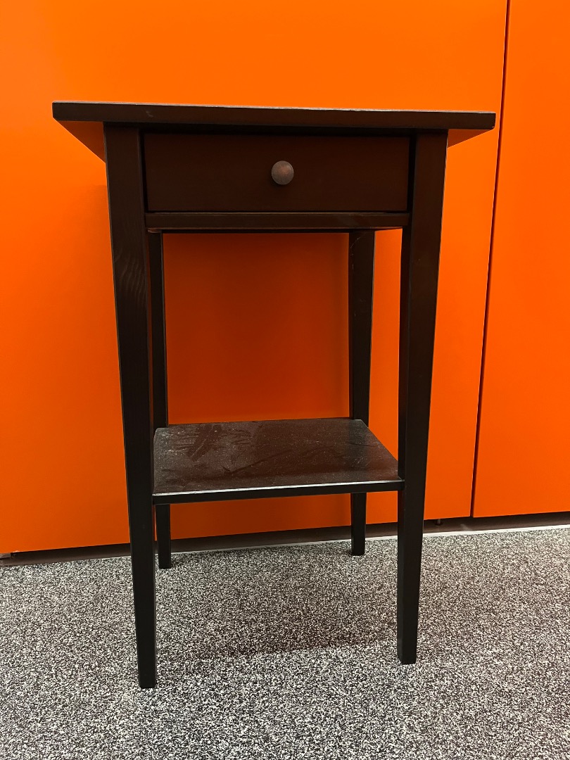 IKEA Hemnes Side Table, Furniture & Home Living, Furniture, Tables & Sets on Carousell