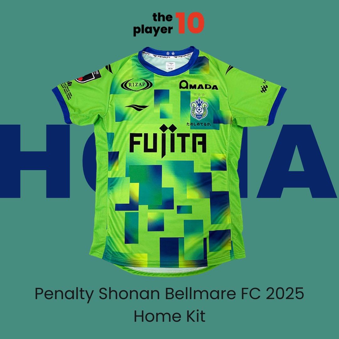 J League Penalty Shonan Bellmare FC 2025 Player Issue Kit, Men's ...
