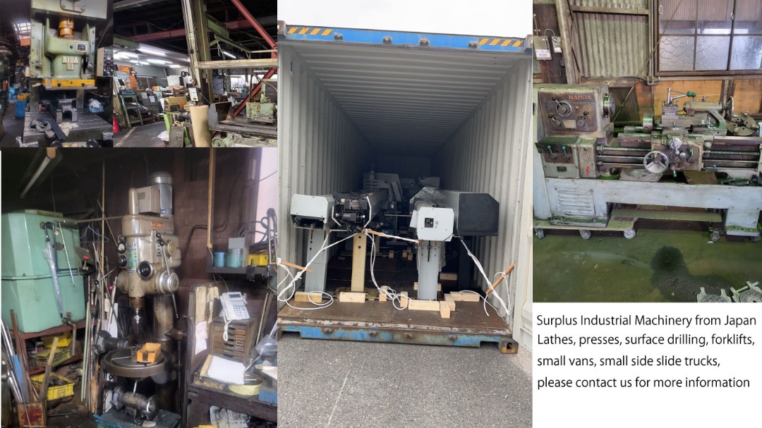 Japanese Surplus Industrial Machinery, Commercial & Industrial ...