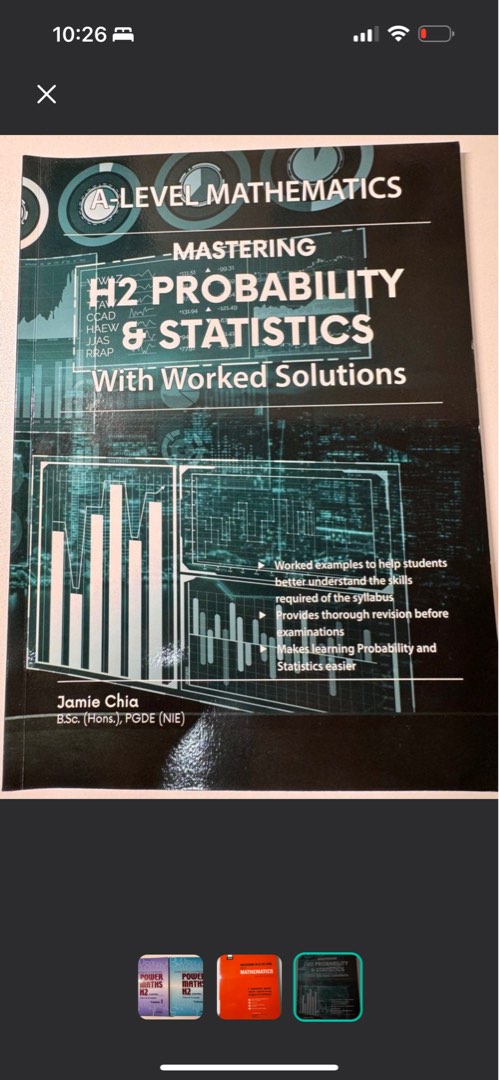 JC Math Probability and Statistics, Hobbies & Toys, Books & Magazines ...