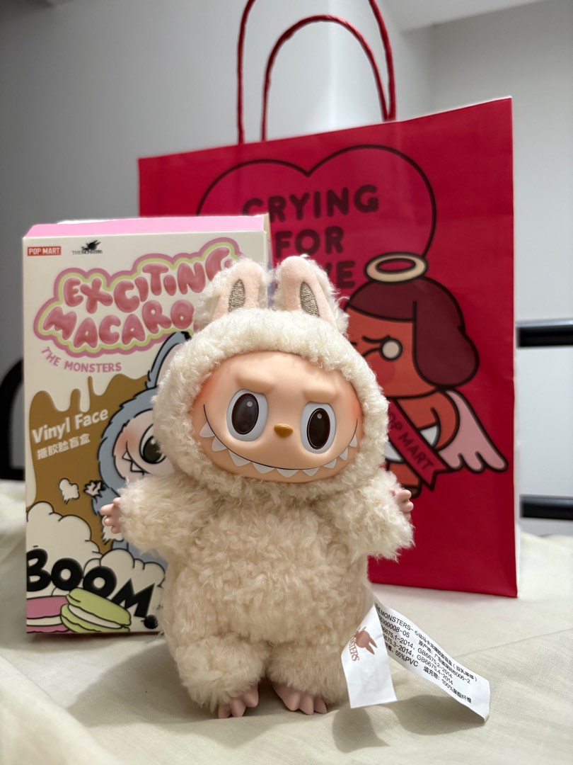Labubu Exciting Macaroon - Soy Milk, Hobbies & Toys, Toys & Games on ...