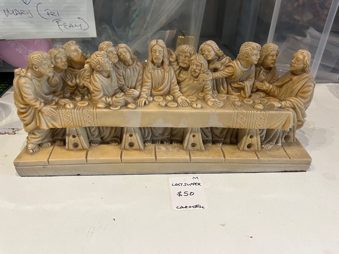 Last supper Catholic table display, Hobbies & Toys, Memorabilia ...