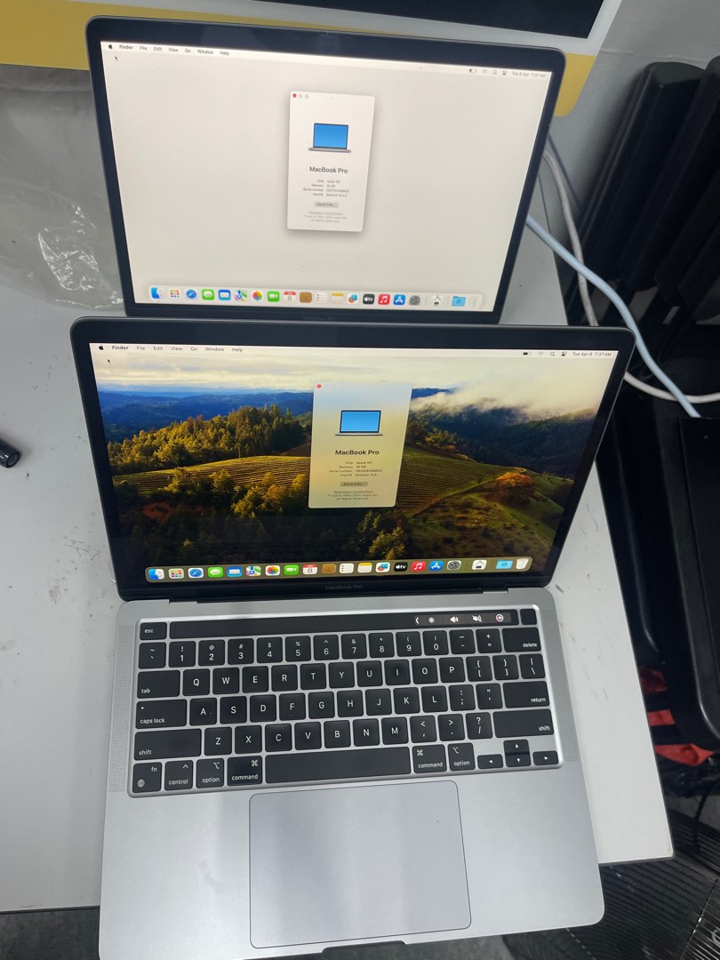 MacBook Pro M1 13 inch 16gb ram 256gb like new have 10 sets, Computers ...