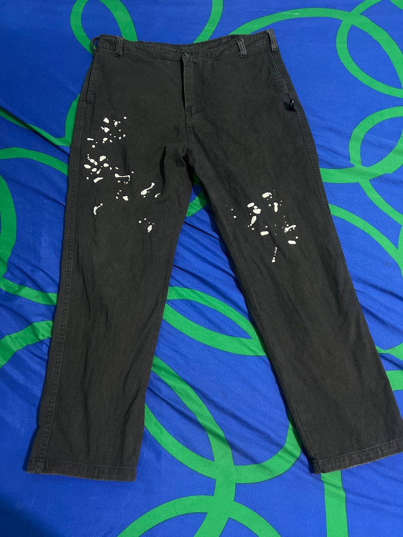 madness paint splatter black pants japan brand mdnss, Men's Fashion ...