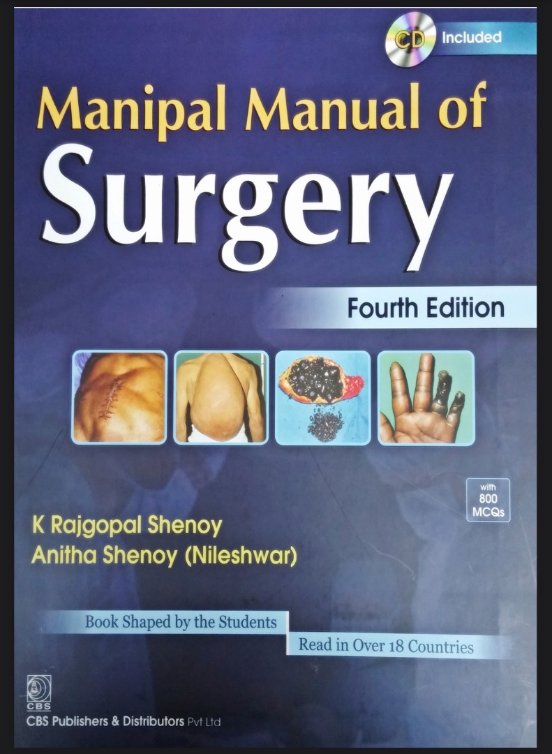Manipal Manual of Surgery Softcopy, Hobbies & Toys, Books & Magazines ...