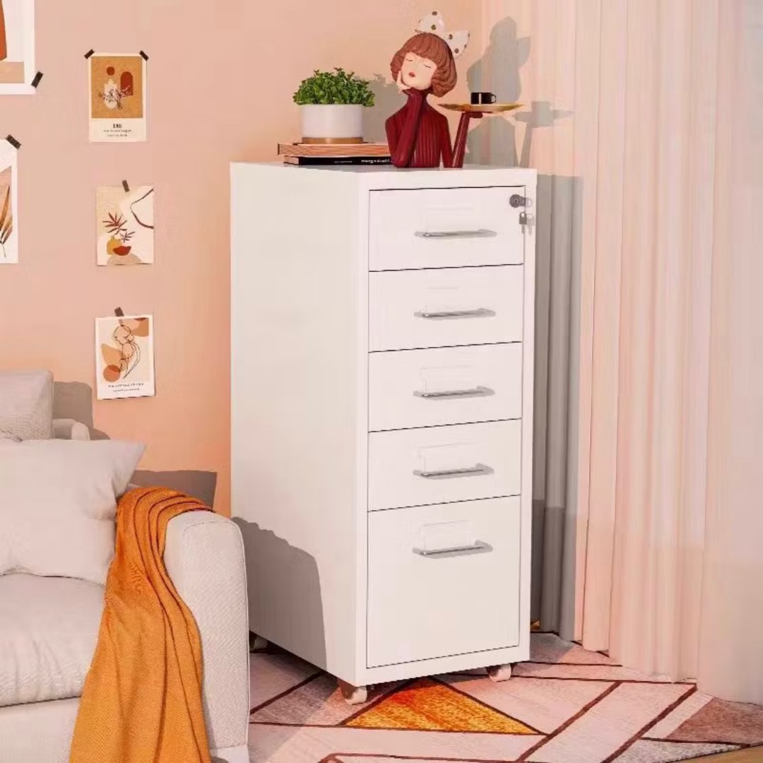 Metal Filing Cabinet | Lockable File Drawer Cabinet | Mobile Storage ...