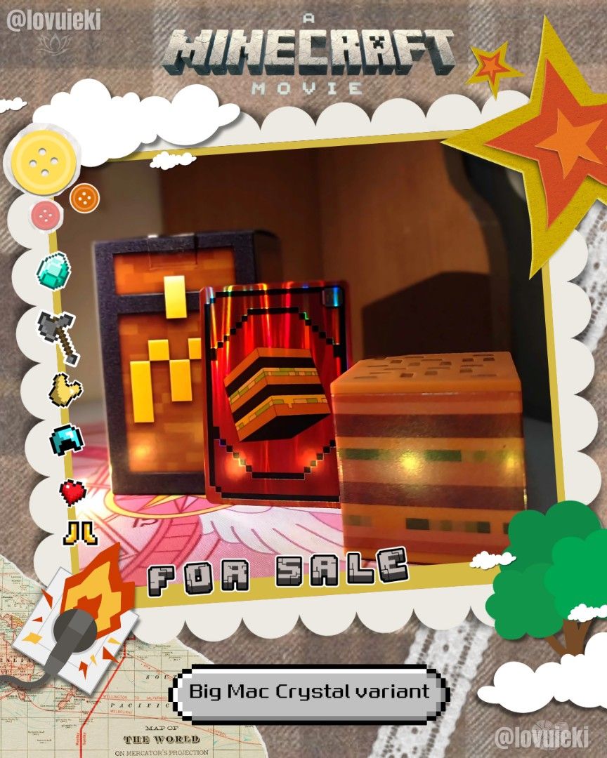 Big Mac Crystal | McDonald's x the Minecraft movie | code not used ...