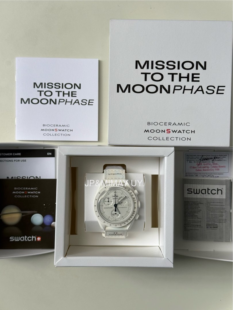 Mission to the Moonphase "Snoopy White", Luxury, Watches on Carousell
