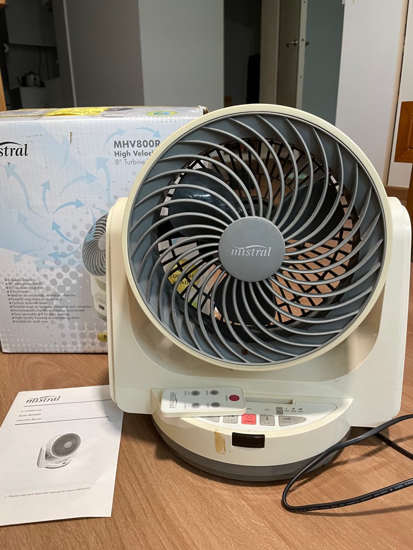 Mistral Table Fan, Furniture & Home Living, Lighting & Fans, Fans on ...