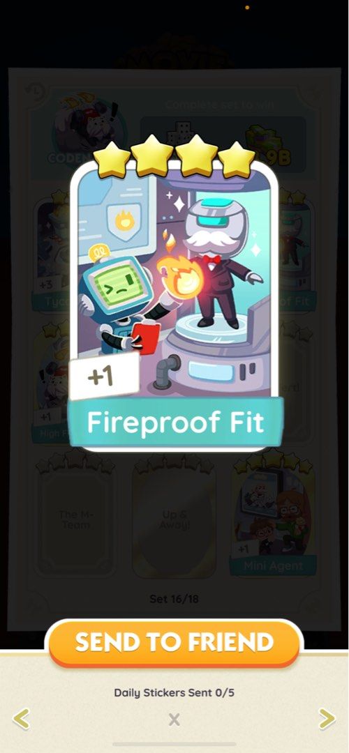 Monopoly Go Sticker - Fireproof Fit, Video Gaming, Gaming Accessories ...