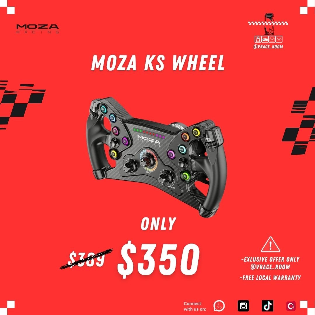 MOZA KS WHEEL, Computers & Tech, Parts & Accessories, Other Accessories ...