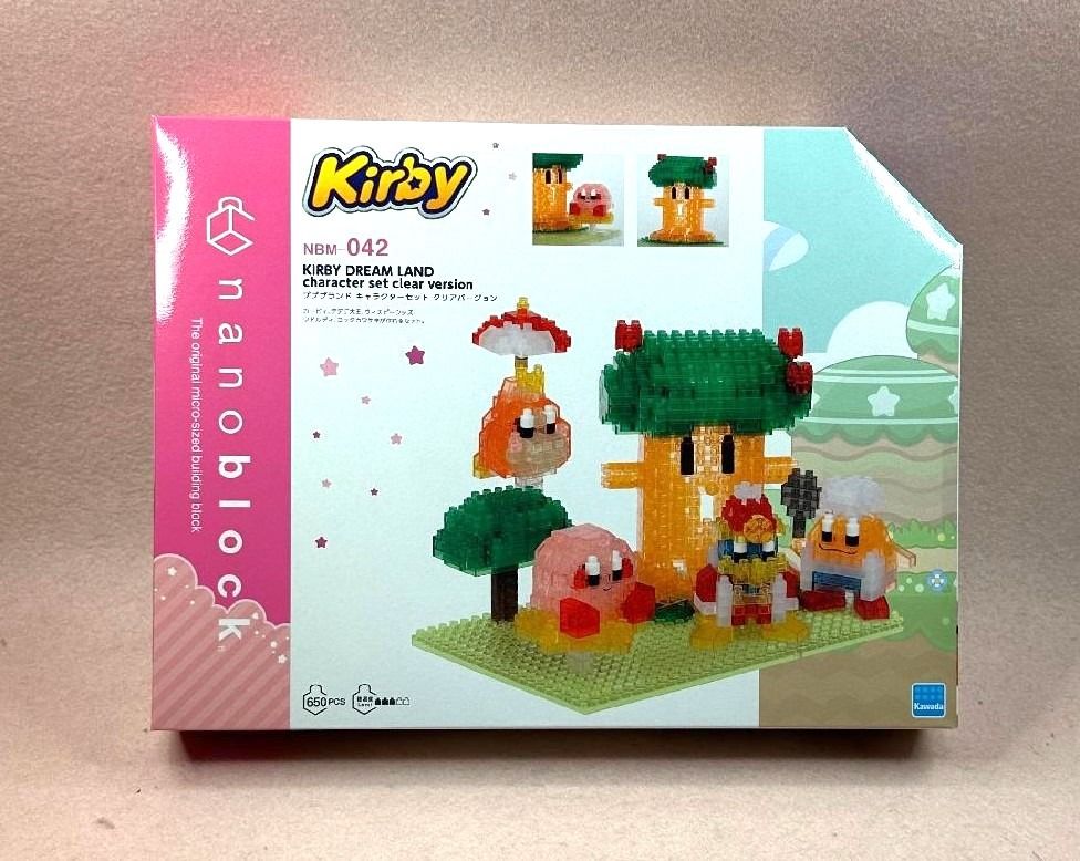nanoblock NBM-042 Kirby Dream Land character set clear version, 興趣及遊戲, 玩具 & 遊戲類 - Carousell