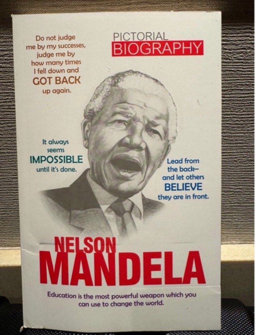 NELSON MANDELA BIOGRAPHY Pictorial, Hobbies & Toys, Books & Magazines, Fiction & Non-Fiction on ...