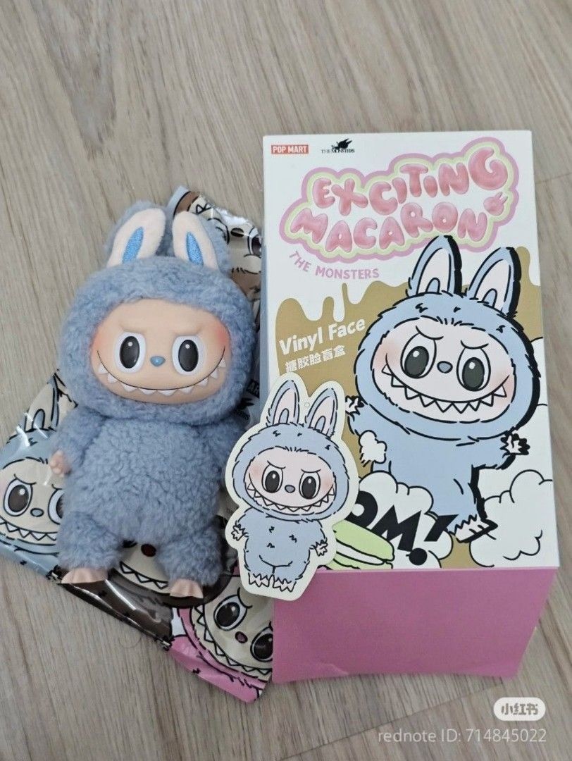 (NEW) LABUBU V1 Blue, Hobbies & Toys, Toys & Games on Carousell